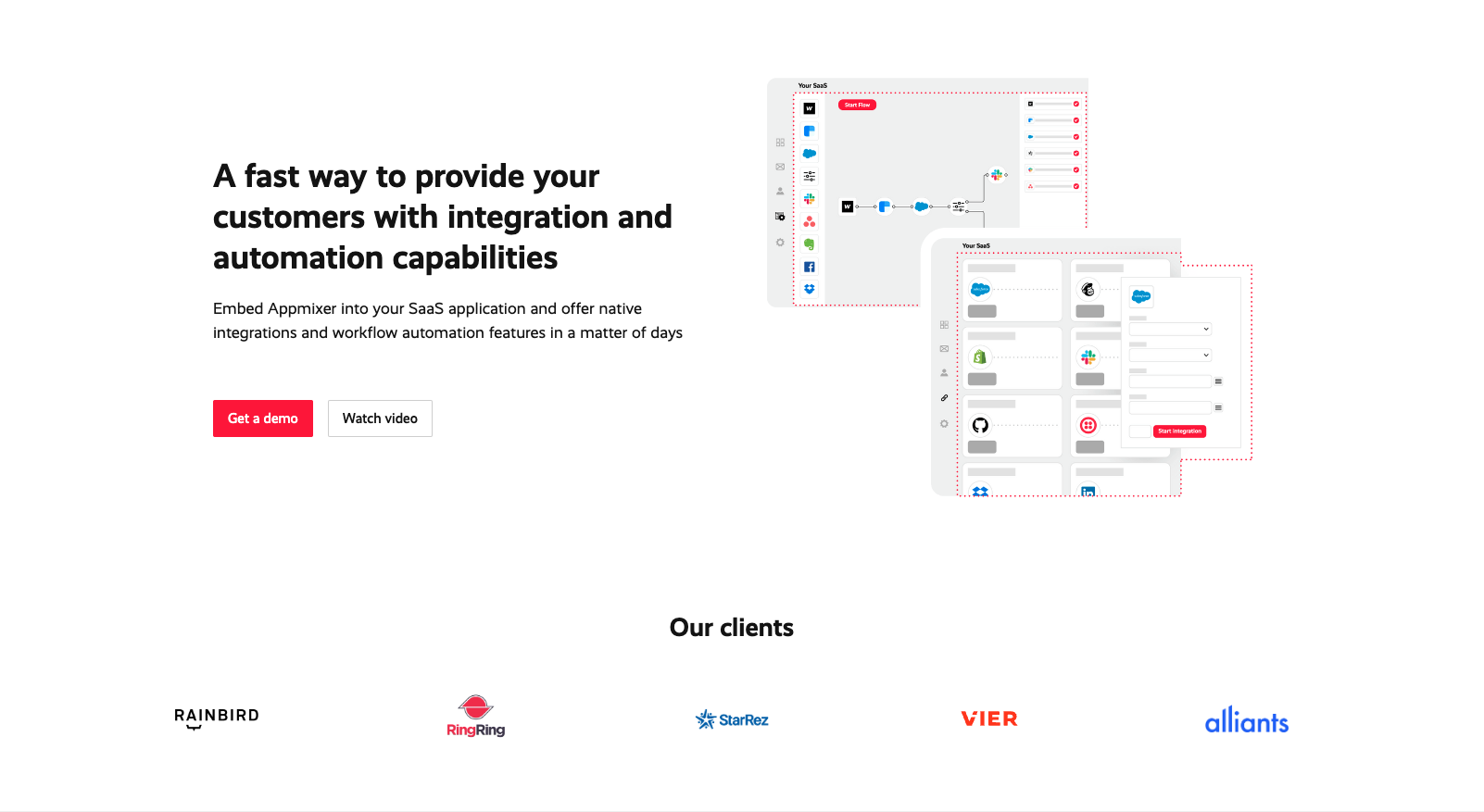 Embedded iPaaS and Workflow Automation System – Appmixer